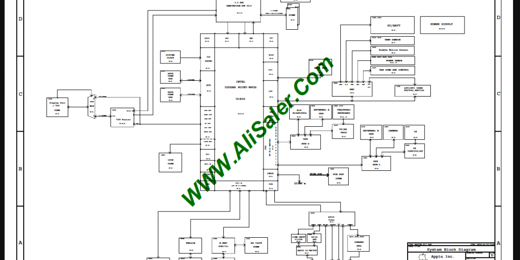 Macbook Air A1370 K78 820-3024 schematic - AliSaler.com