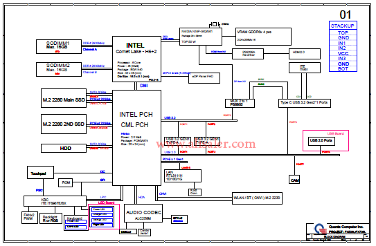 ASUS FX506L-FX706L DABKXDMB8E0 BKXD schematic - AliSaler.com